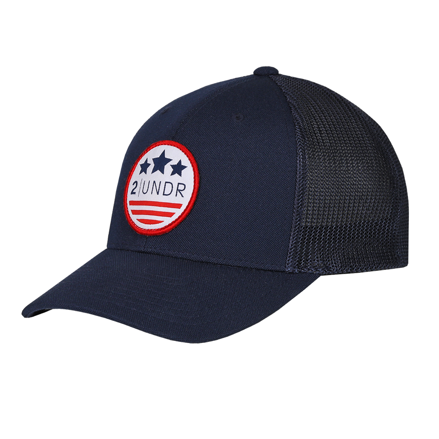 Snap Back Mesh Solid Hat - Team America – 2UNDR